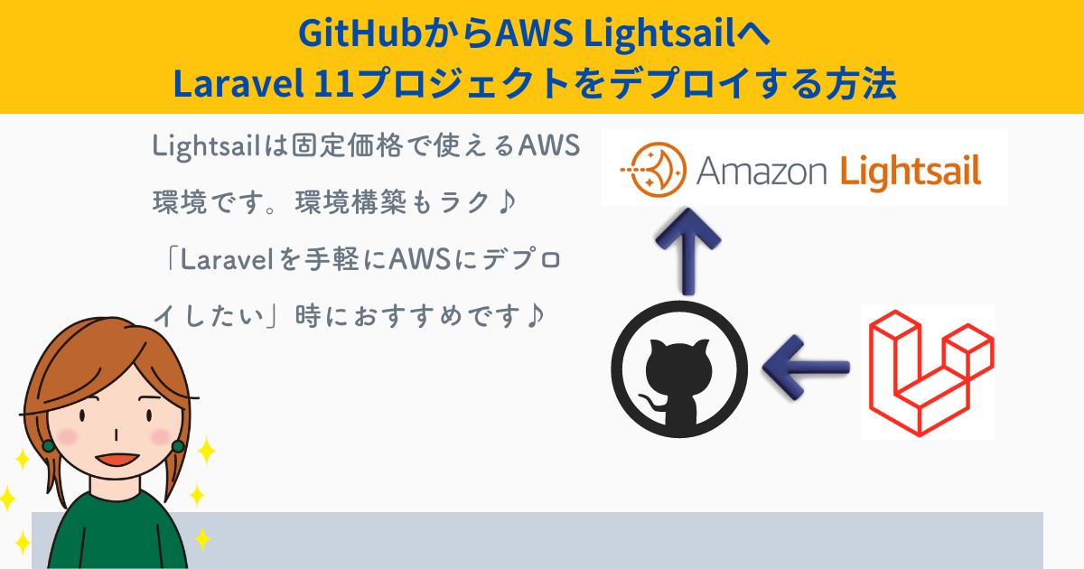 How to deploy a Laravel 11 project from GitHub to AWS Lightsail | 40代から ...